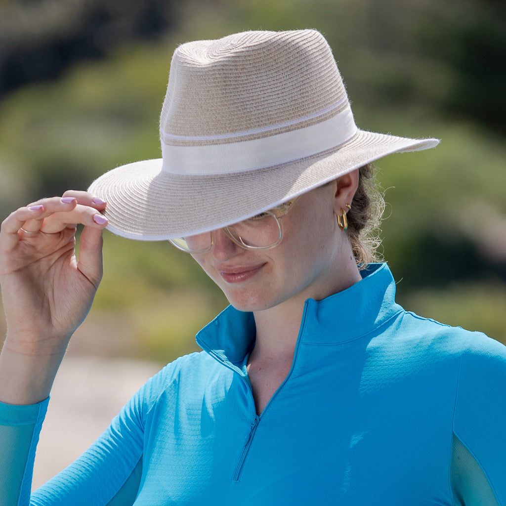 Karrie Flexibraid® Fedora - Mixed Camel – Evoke Headwear