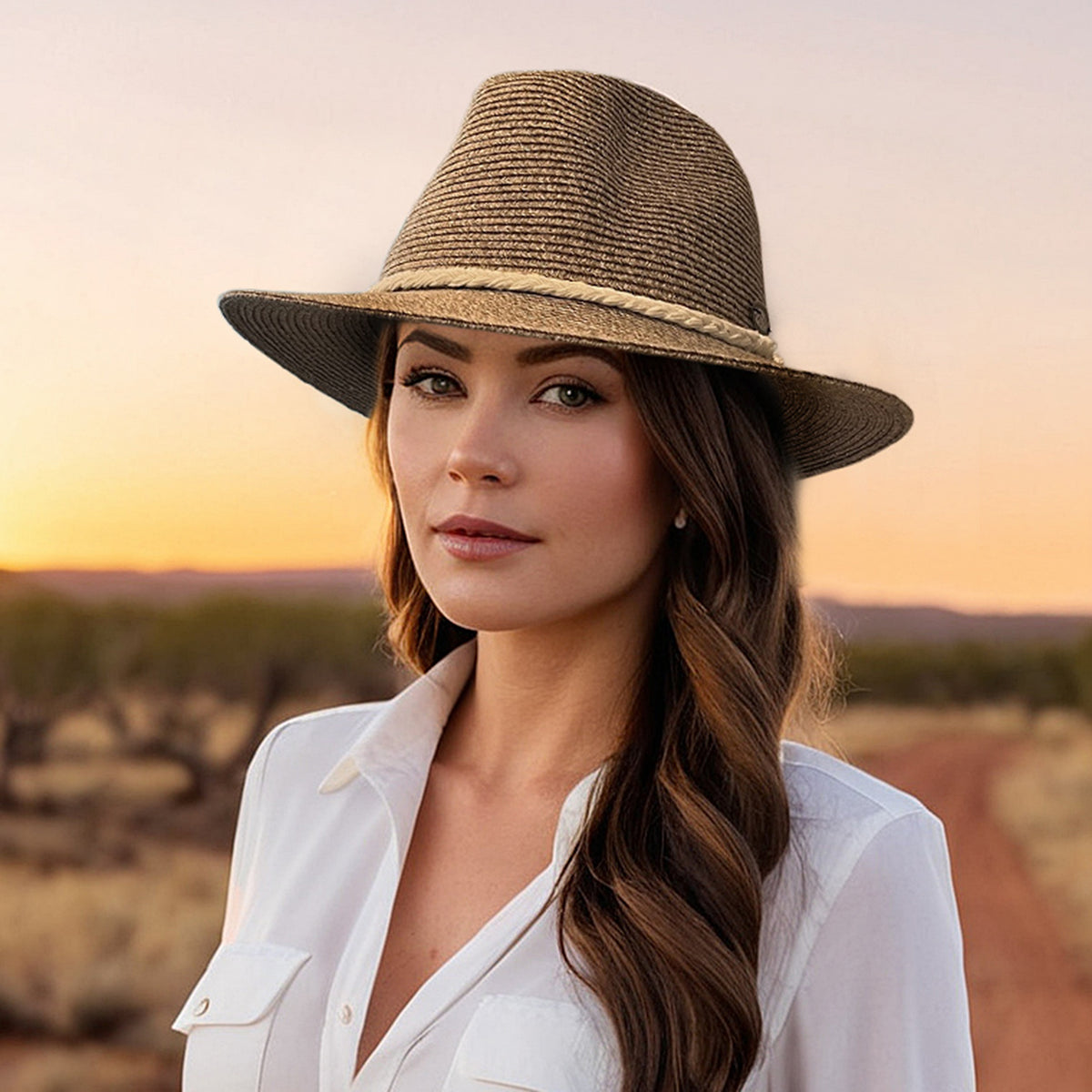 Keely Flexibraid® Fedora - Mixed Grey – Evoke Headwear