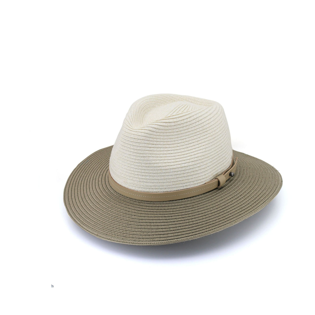 Lexi Flexibraid® Fedora - Ivory/Khaki – Evoke Headwear